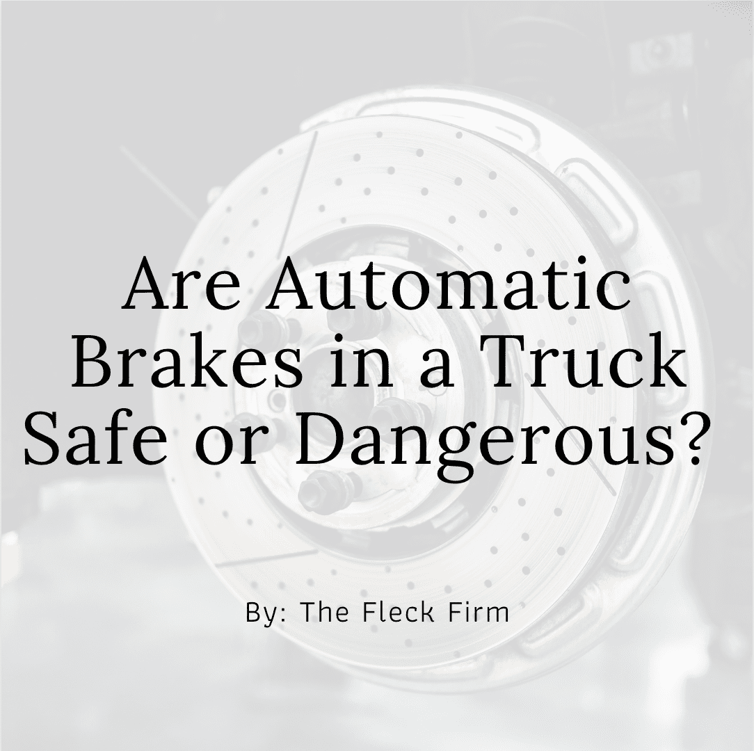 A Commercial Truck That Can Stop Without The Driver Applying The Brakes