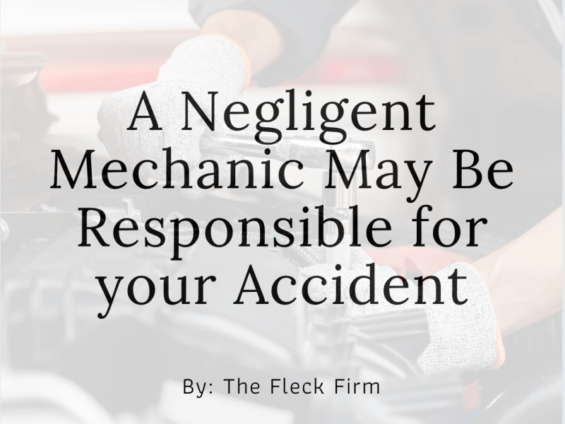 Can I Sue a Mechanic for Causing an Accident? A Negligent Mechanic May ...